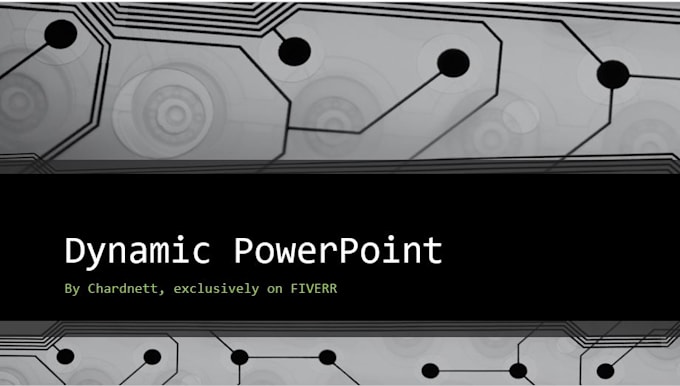 Design a dynamic powerpoint presentation by Chardnett | Fiverr