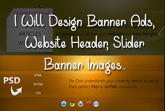 Design website header, slider image, banner ads by Rahulraj22 | Fiverr