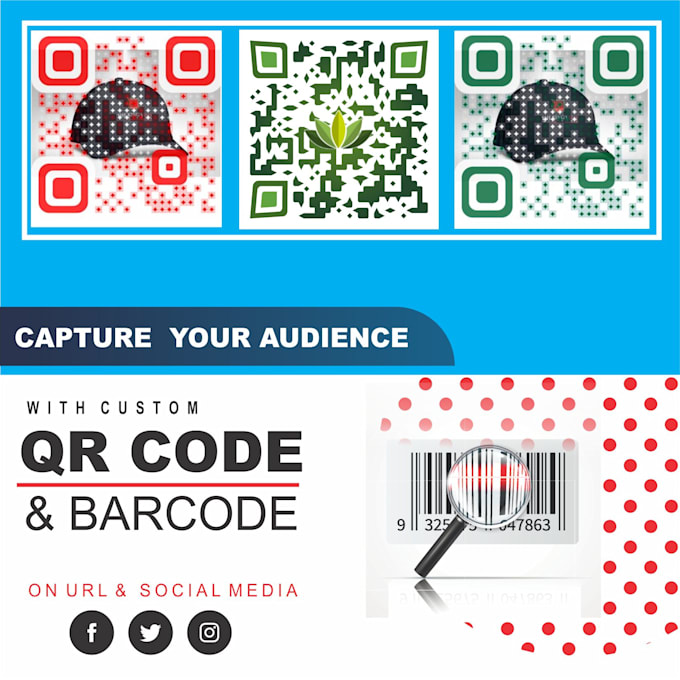 Create professional qr code design and barcode by Effusive | Fiverr