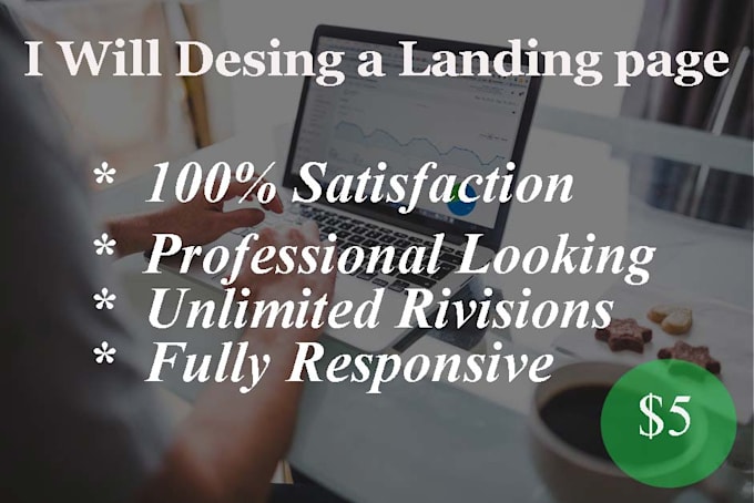 Create landing page using html5, css3 by Shmairmunir | Fiverr