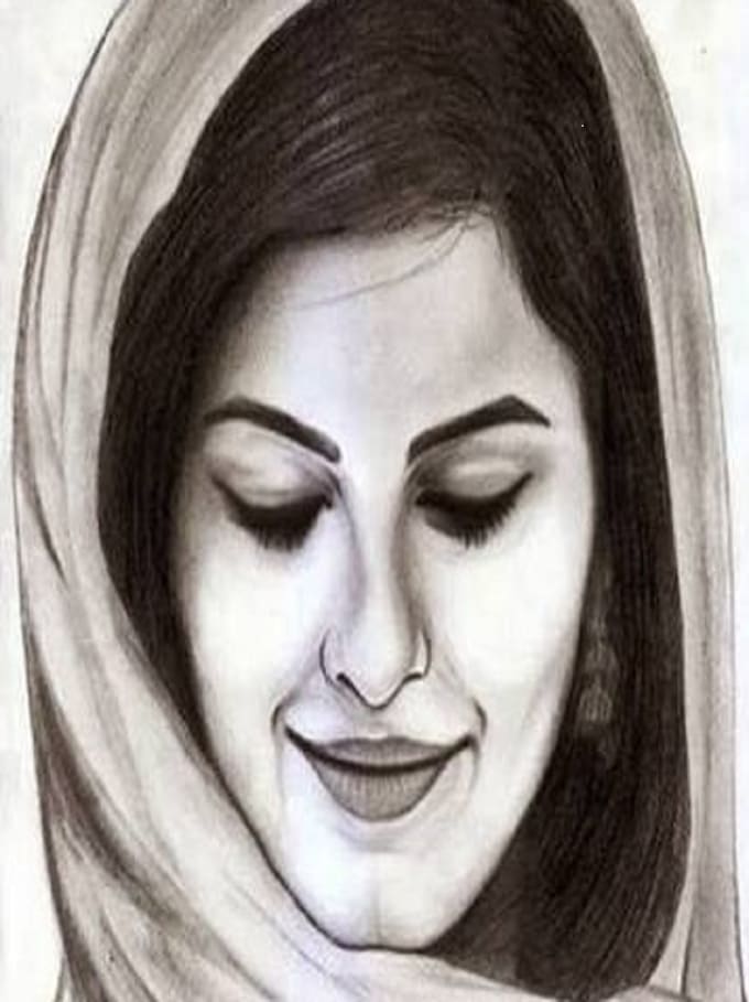 Draw realistic and detailed pencil sketch by Syed_haider_ | Fiverr