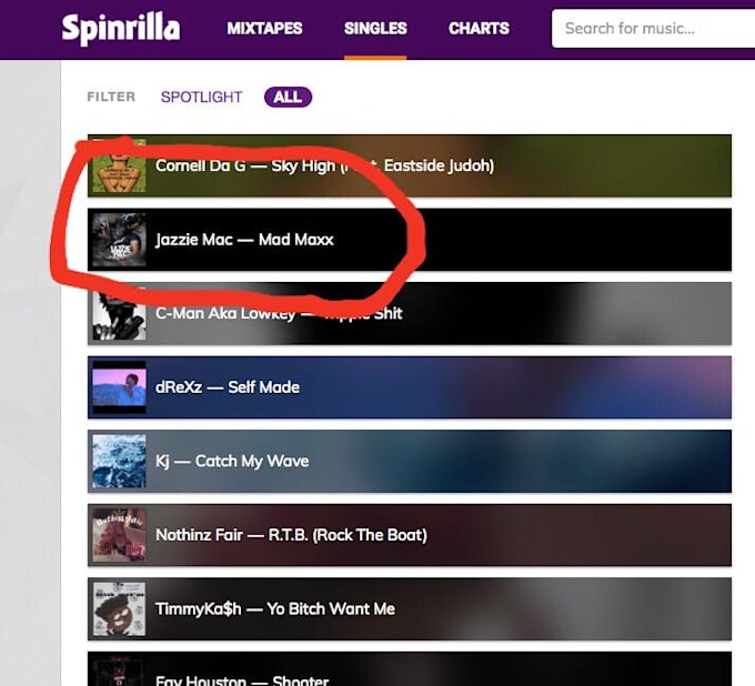 Upload your single to spinrilla single section by Djdubjtgs | Fiverr