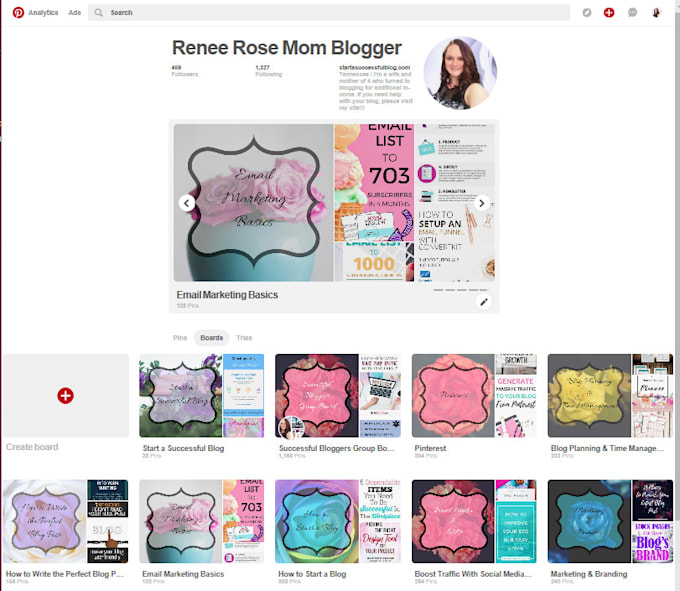 Set up your pinterest profile, boards, and pins by Renee_2016 | Fiverr