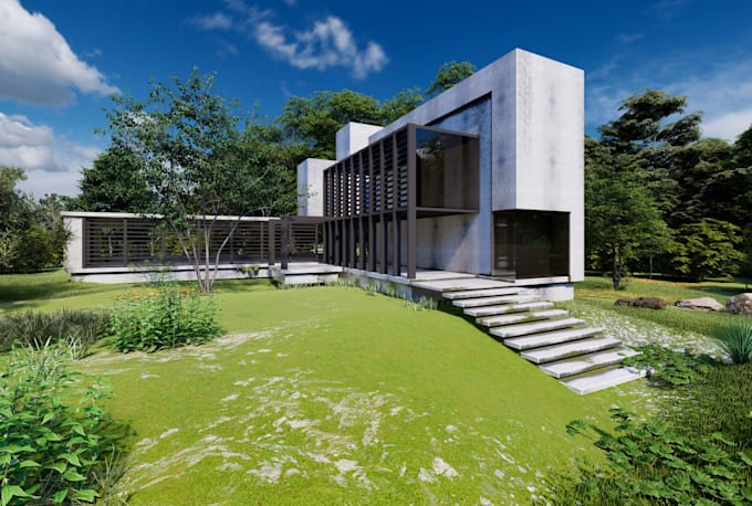 Create sketchup 3d model and lumion render by Ashanfernando93 | Fiverr