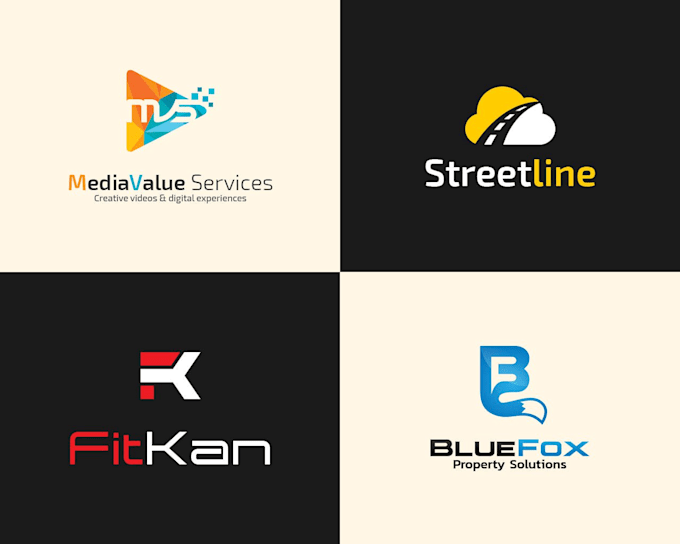 Design modern flat minimal logo by Arslan_nasim | Fiverr
