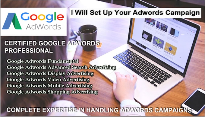 Set up and manage your google adwords campaign by Binaryminds | Fiverr
