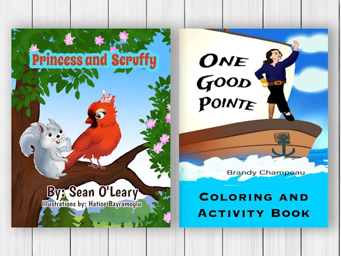 Design a childrens picture book cover by Haticeby | Fiverr