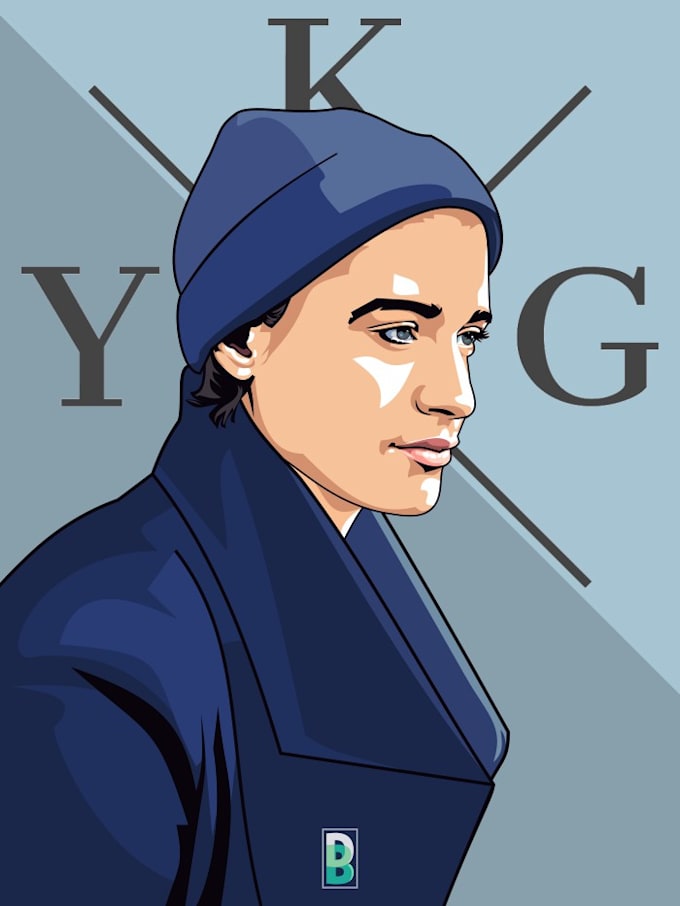 Draw your simple cartoon portrait by Dayatbanggai | Fiverr