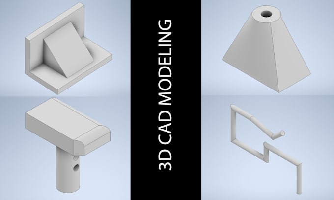 Create stl, step, igs, iges, 3d model file from 2d drawing by Shahvaizkhan201 | Fiverr