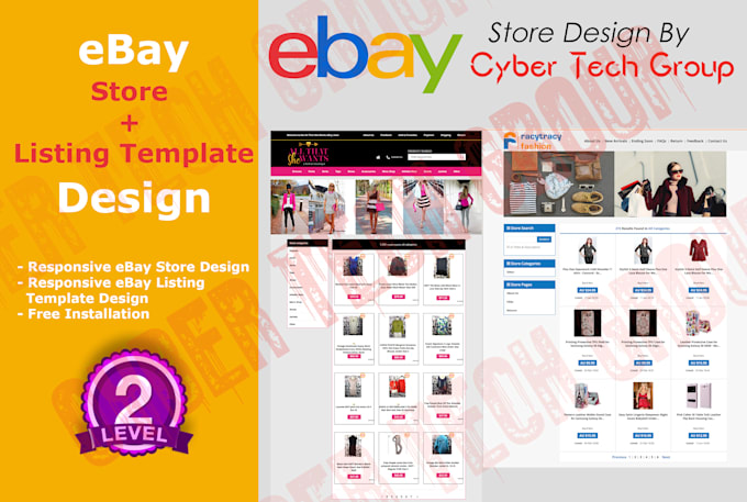 Design responsive ebay store and listing template by Cybertechgroup ...