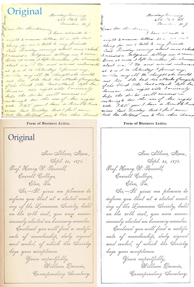 Clear documents and scans by Photocvm | Fiverr