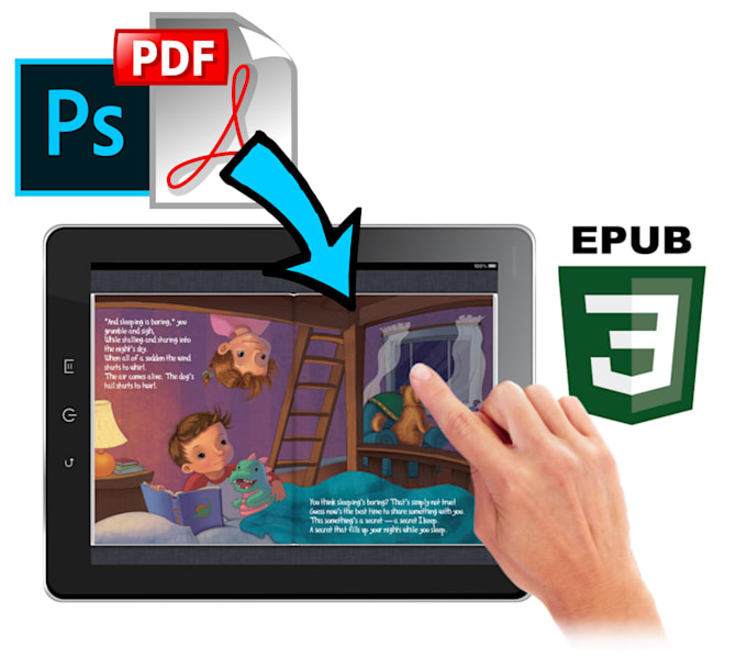 Convert and animate pdf book to epub3 compatible ebook by Epubmaster ...