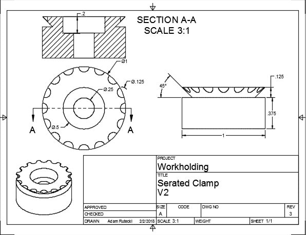 Make a technical drawing of your part by A1d12a | Fiverr