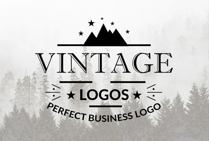 Design awesome vintage or retro style logo by Sazedulkarim | Fiverr