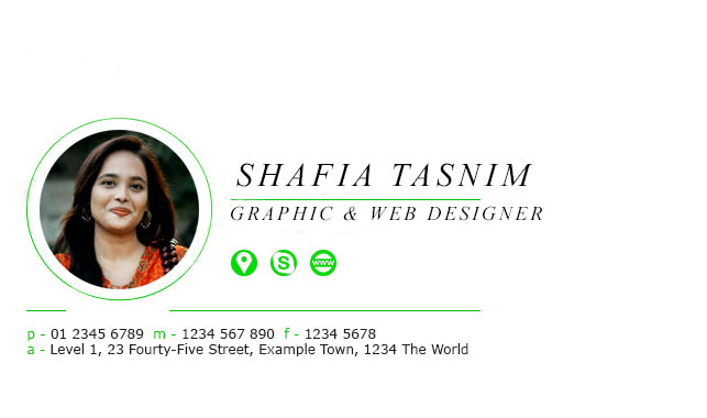 Create professional html email signature by Shafia99 | Fiverr