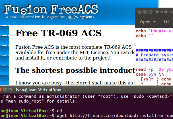 Install freeacs on your tr069 server by Ivane747 | Fiverr