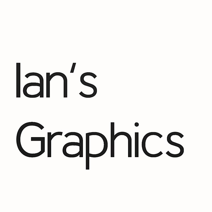 Create a two word logo by Iansgraphics | Fiverr