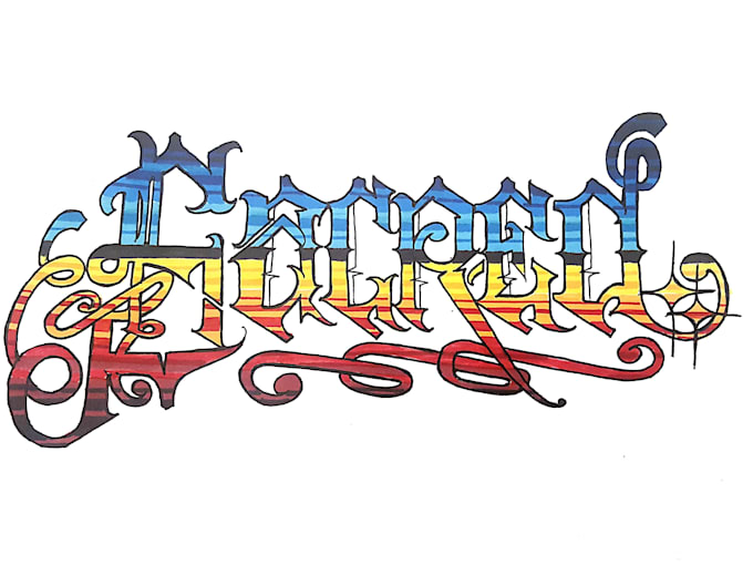 Create hand lettering logo designs by Mramoroso | Fiverr