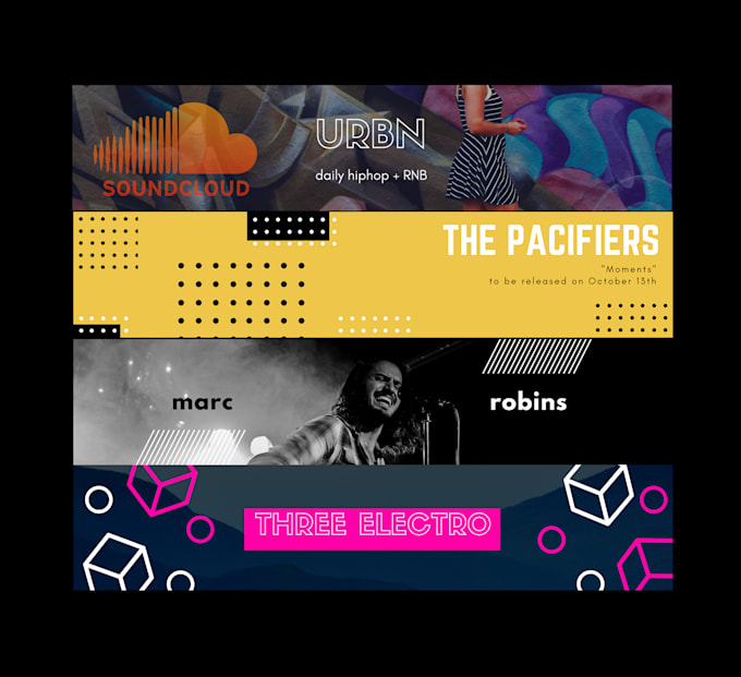 Design unique soundcloud banner for your music and podcasts by ...