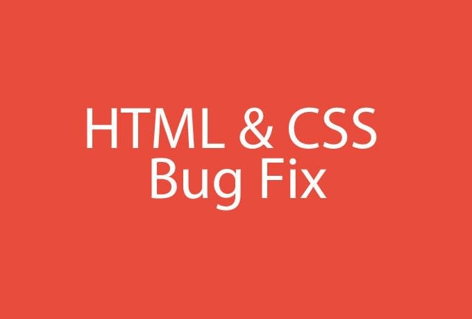 Fix html css issue by Soidwebdesigner | Fiverr