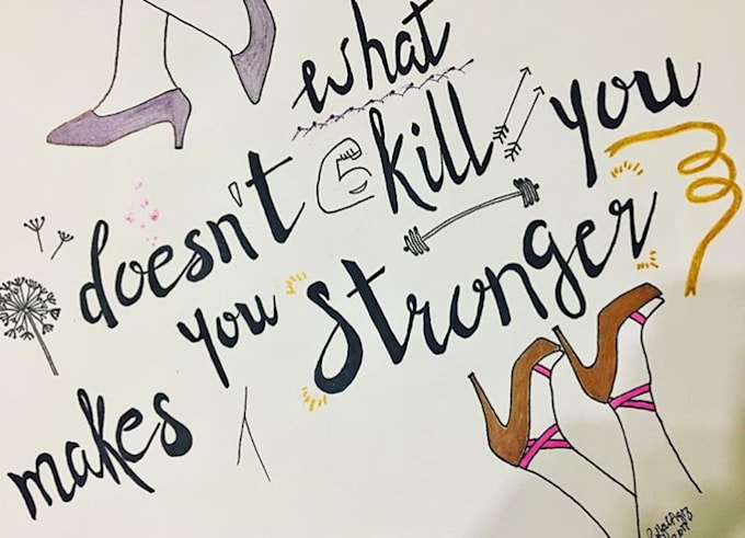 Custom calligraphy illustrator graphic design by Rifran | Fiverr