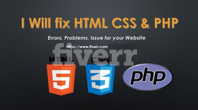 Fix html, css, php bugs and wordpress issues by Prokashxyz | Fiverr Fix html, css, php bugs and wordpress issues by Prokashxyz | Fiverr
