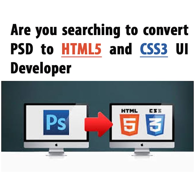Do psd to html, css, web design, sass, less, scss, bootstrap by Sapnawebtech | Fiverr