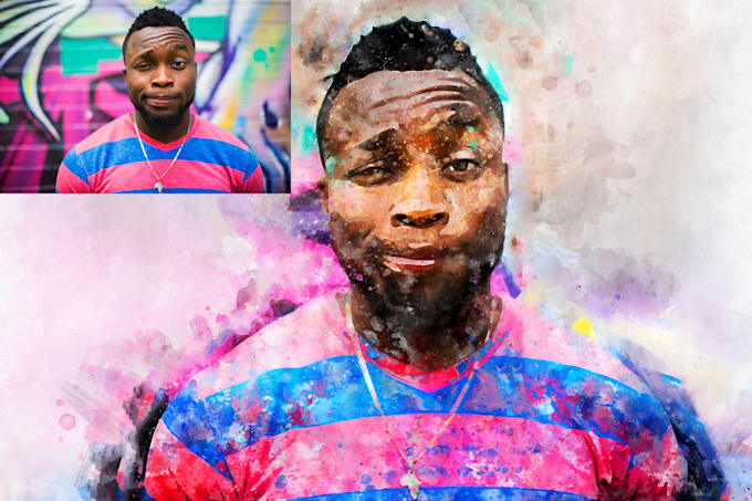 Create water color digital painting from any images by Subhmsrma | Fiverr