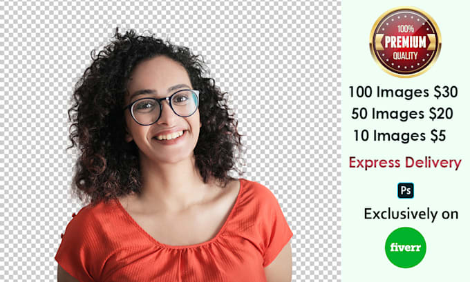 Remove the background of 100 photos professionally with quick delivery ...
