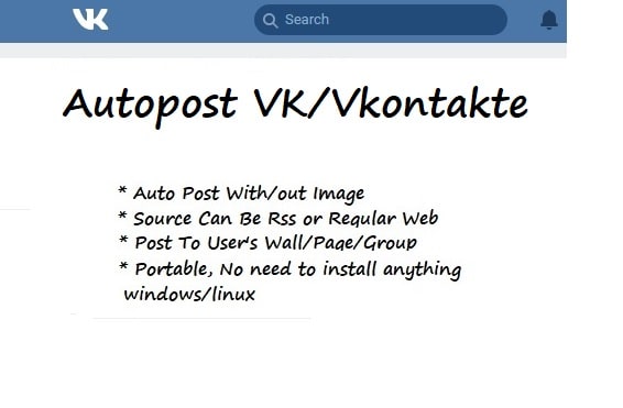 Create auto post vk vkontakte bot by Queueme | Fiverr