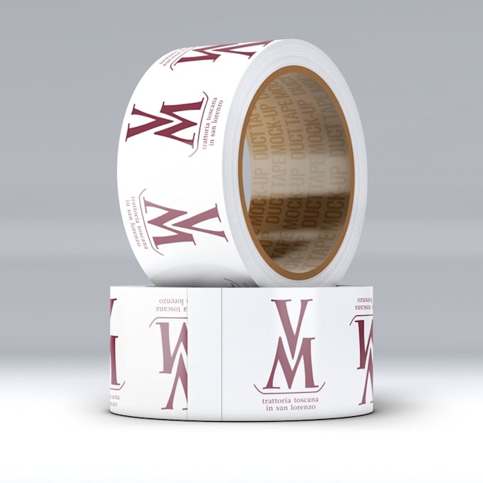 Custom adhesive tape artwork by Graphich24 | Fiverr