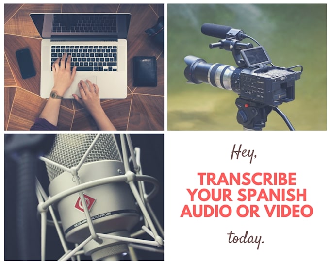 Do fast and accurate transcriptions in spanish by Marielromero26 | Fiverr