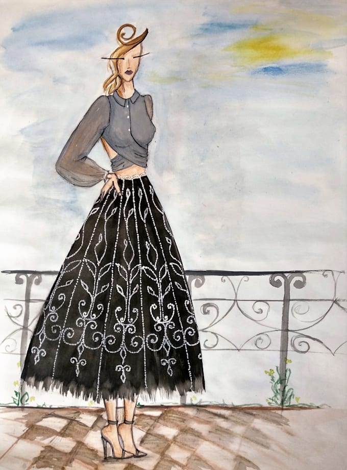 Design an amazing fusion wear for you by Meghapanchal | Fiverr