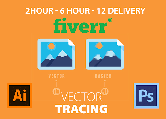 Vector trace your complex image by Leovector1 | Fiverr