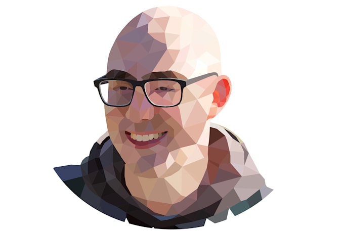 Draw geometric low poly art illustration by Umairismail | Fiverr