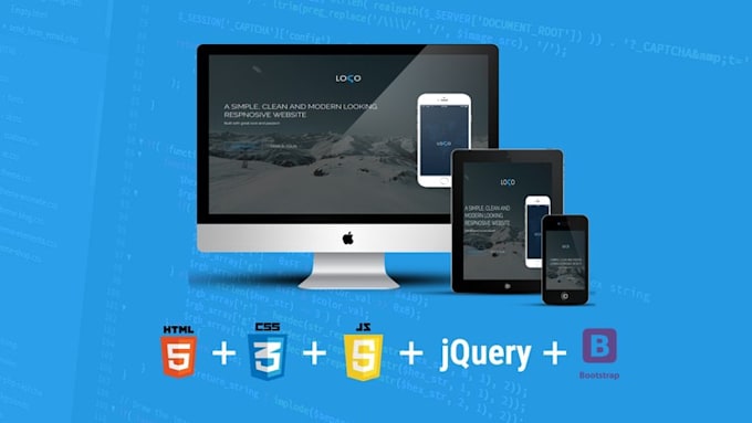 Develop a website in html5 css3 using bootstrap by Singleboy250 | Fiverr
