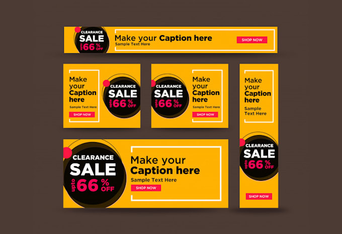 Design a stunning static ad banner by Yogeshdesigner | Fiverr