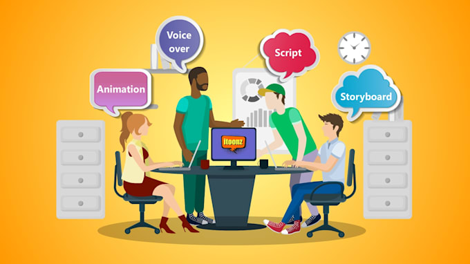 Create a 2d cartoon explainer video or app promo by Itoonz | Fiverr