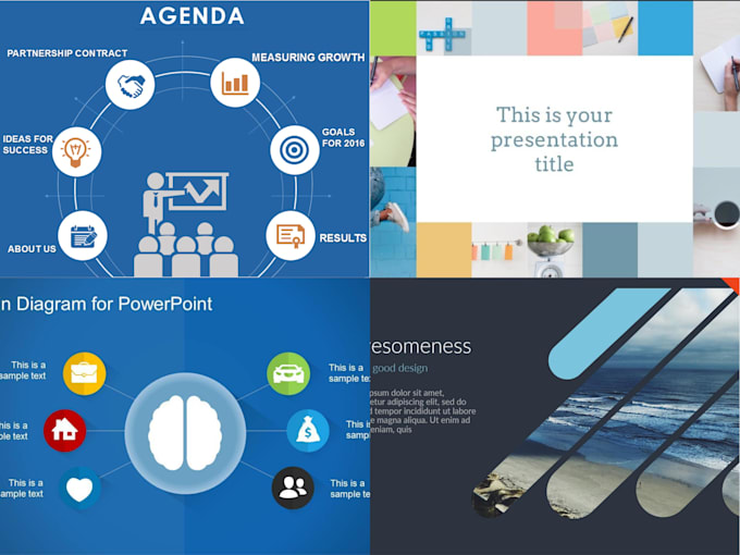 Create custom powerpoint slides for presentation by Darklord18 | Fiverr