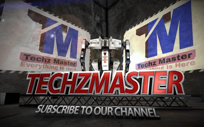 Create an impressive robotic intro for youtube channel by Stunnermukesh ...