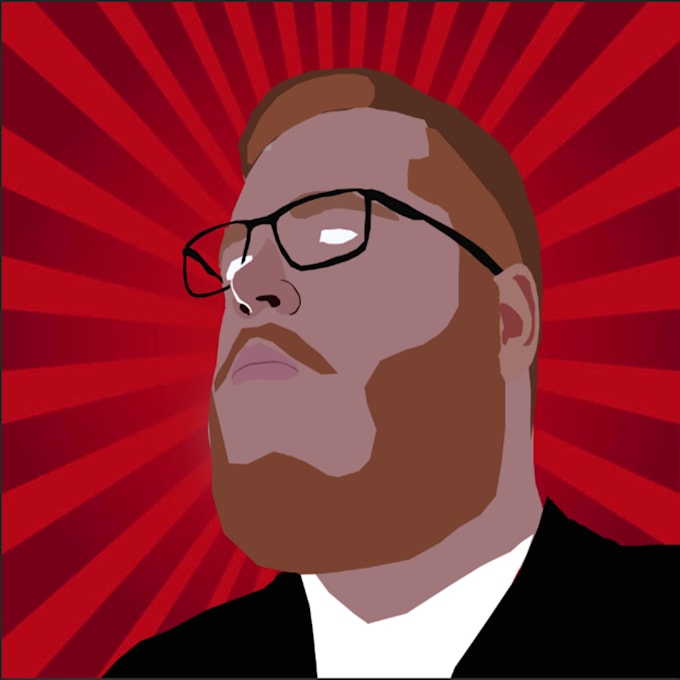 Create a low poly simple color profile picture by Kimjongian | Fiverr