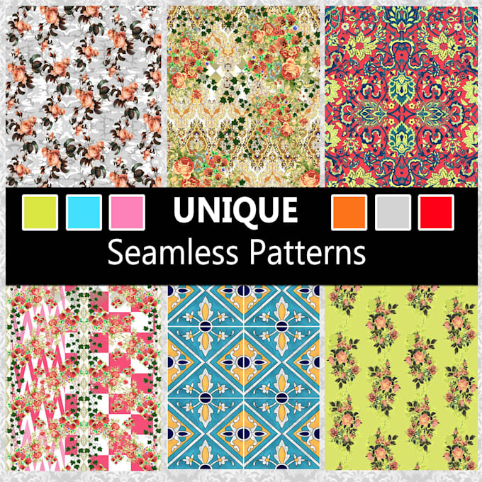 Design unique textile surface prints by Ab_abid | Fiverr