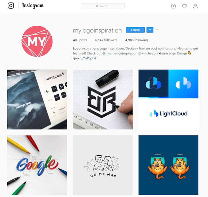 Give you a shoutout on our logo design instagram page by Mydesignmedia ...
