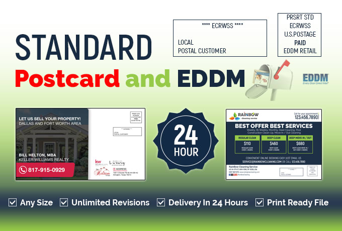 Design professional eddm postcard by Contestsdesign | Fiverr