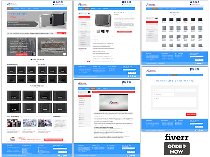 Design creative stunning pages for your website by Patron_14 | Fiverr