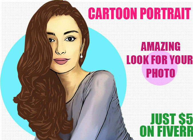 Draw epic cartoon portrait face by Socialspider | Fiverr