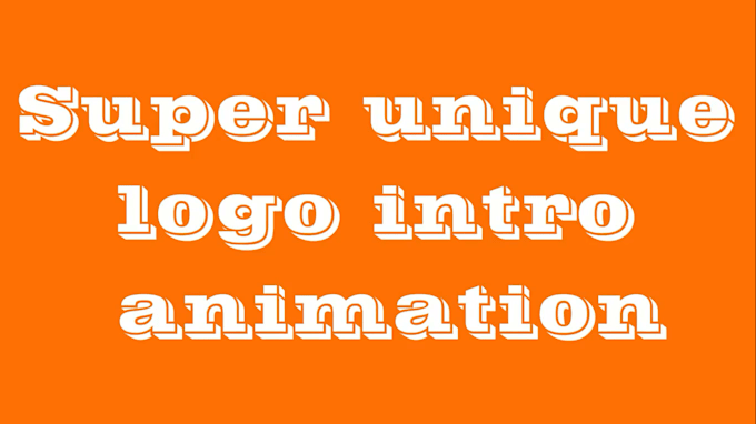 Create super unique intro with a bonus intro by Sakhawat00 | Fiverr