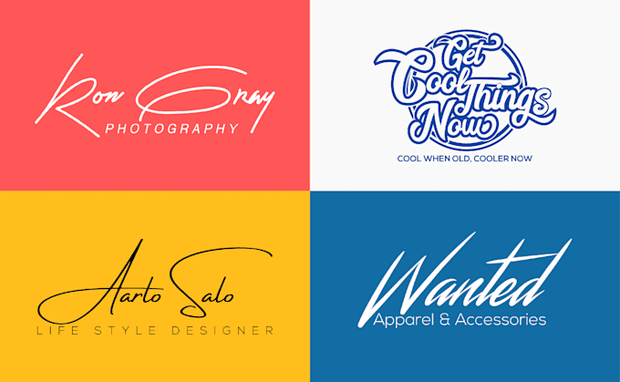Create high quality signature logo design by Zazi_developer | Fiverr