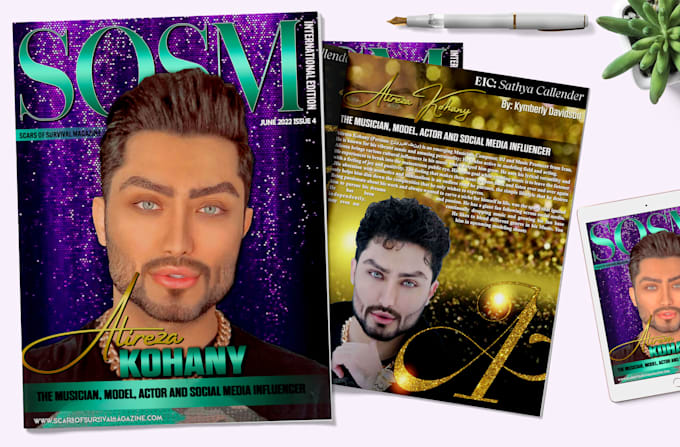 Design funky magazine covers and layout by Sidrafayyaz_07 | Fiverr