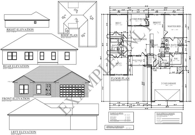 Create a custom house plan from as little as a hand sketch by Cad ...